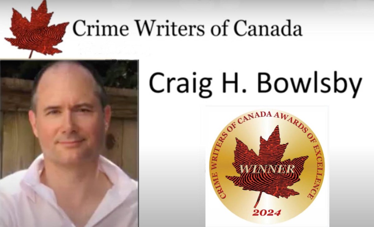 Vancouver’s Craig H. Bowlsby wins his second Crime Writers of Canada ...